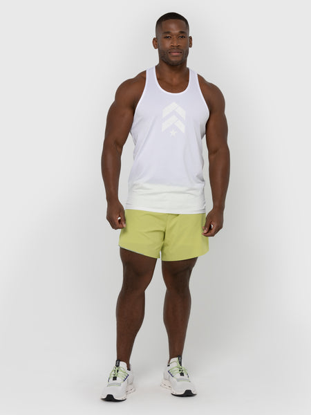 BARRY'S WHITE RACER TANK – Barry's Shop